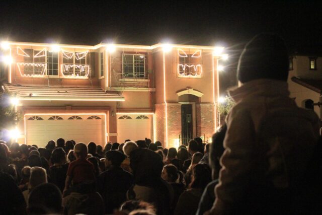 Halloween Light Show House in Riverside, CA - California Through My Lens