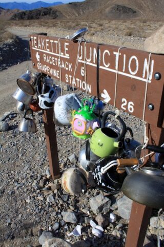 Teakettle Junction in Death Valley National Park - California Through ...