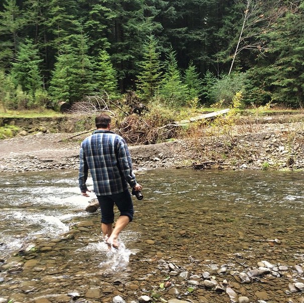 Giant Tree and Flat Iron Tree in Avenue of the Giants - California ...