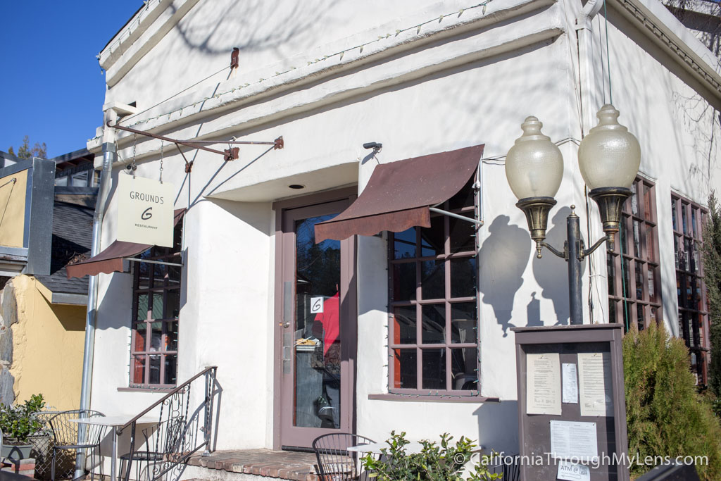 Grounds Restaurant in Murphys: Braised Chicken Omelettes and Potato ...