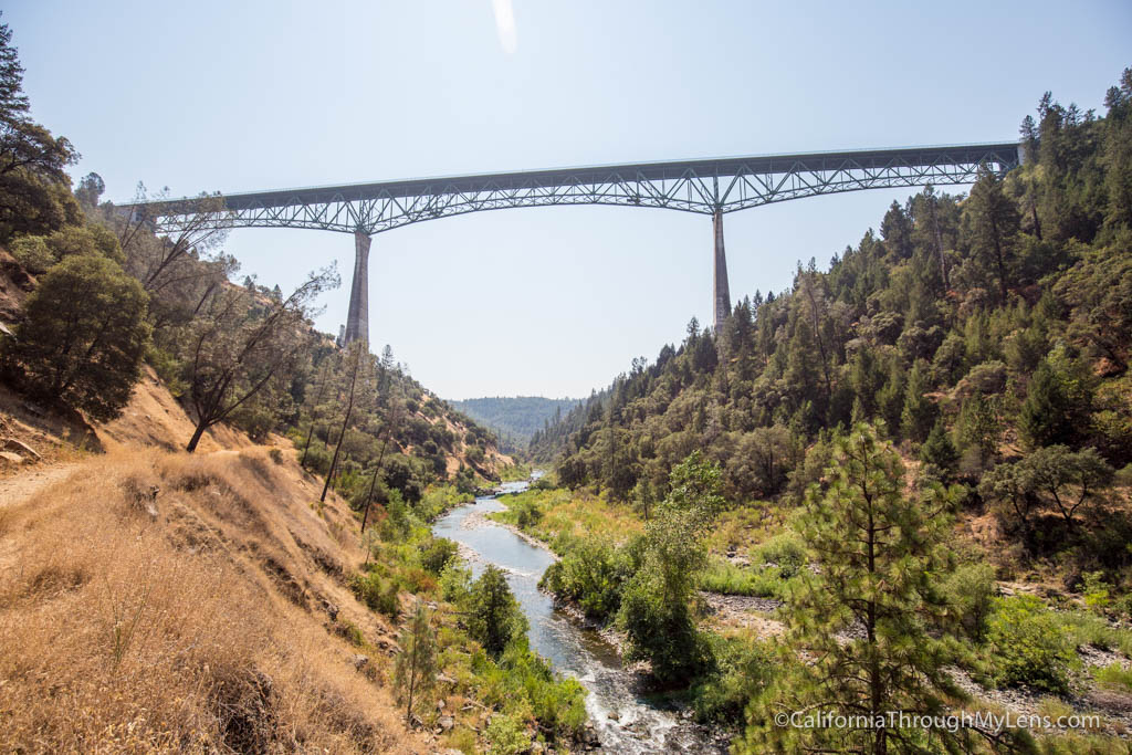 Hiking to the Lake Clementine Dam & Foresthill Bridge in Auburn ...