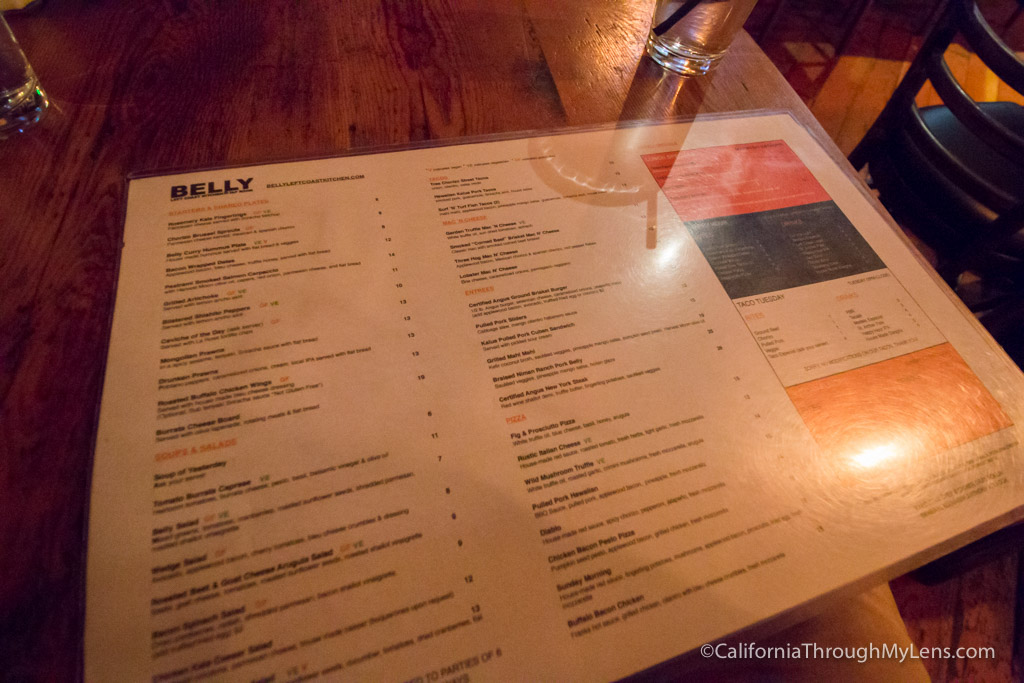 Belly Left Coast Kitchen & Taproom in Santa Rosa - California Through ...