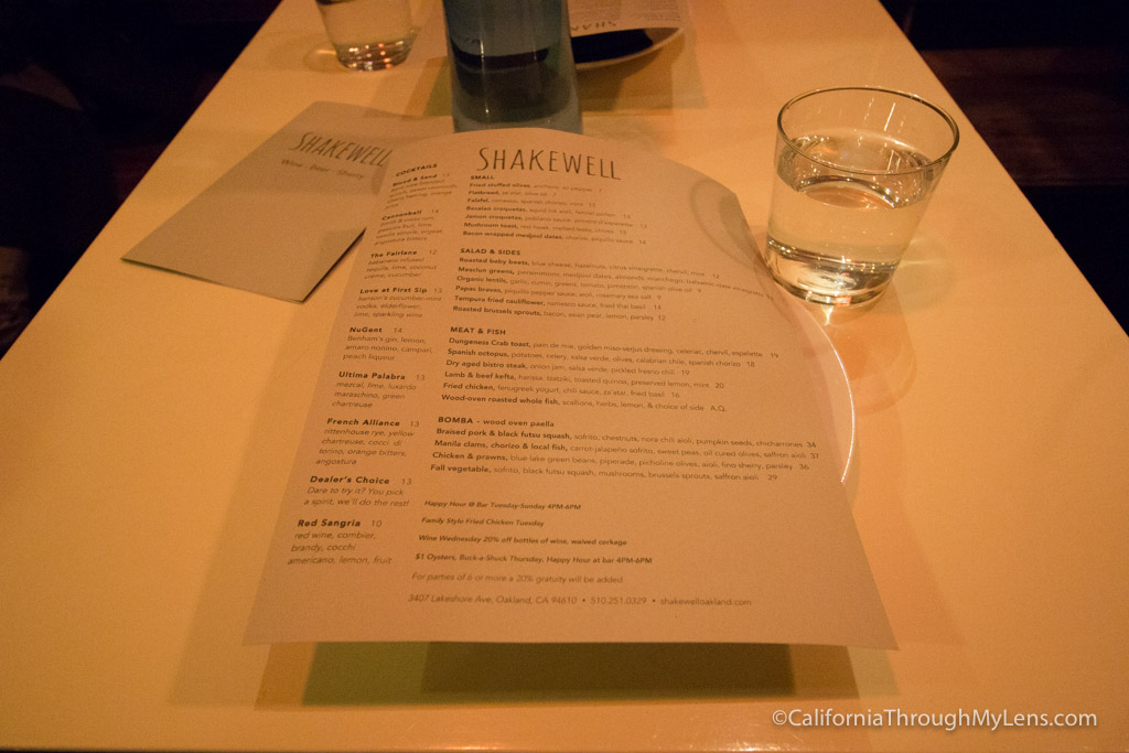 Shakewell in Oakland: Spanish Tapas Plates & Fried Chicken - California ...