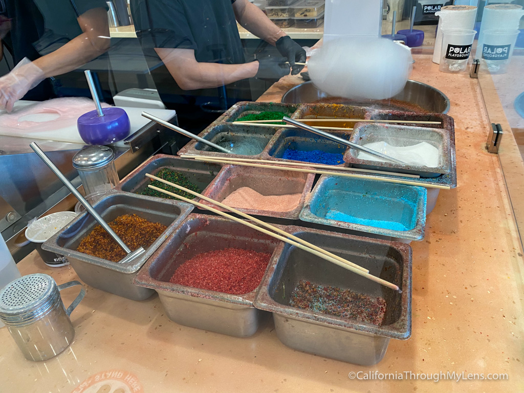 Polar Playground: Crazy Cotton Candy Art in Orange County - California Through My Lens